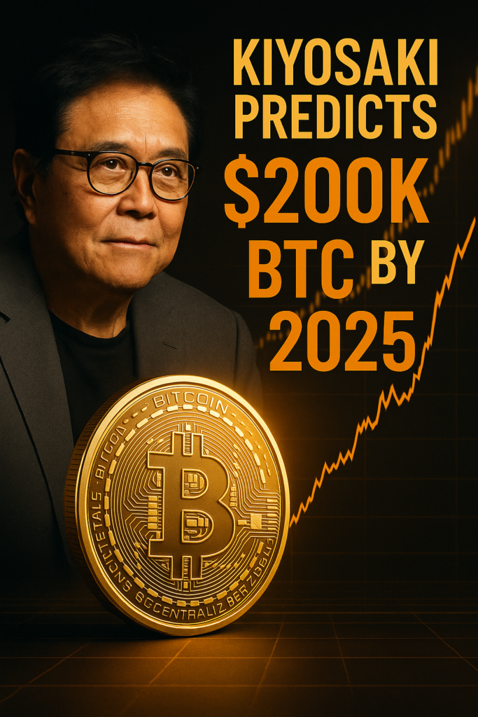 Robert Kiyosaki Predicts Bitcoin to Hit $200K by 2025